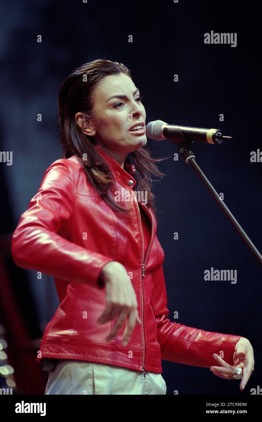 Milan Italy 2000-03-27 : Alice, Italian singer, during live concert at ...