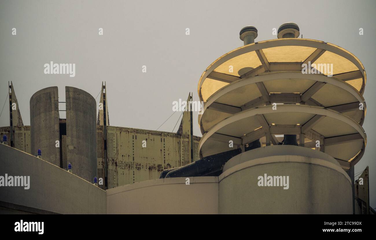 Queen's Theater is a transparent circular theater offering views of the ...