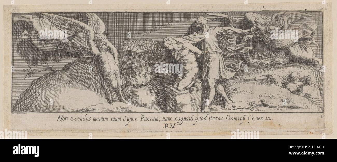Plate 4 The Sacrifice Of Abraham From Genesis Chapter 22 After A