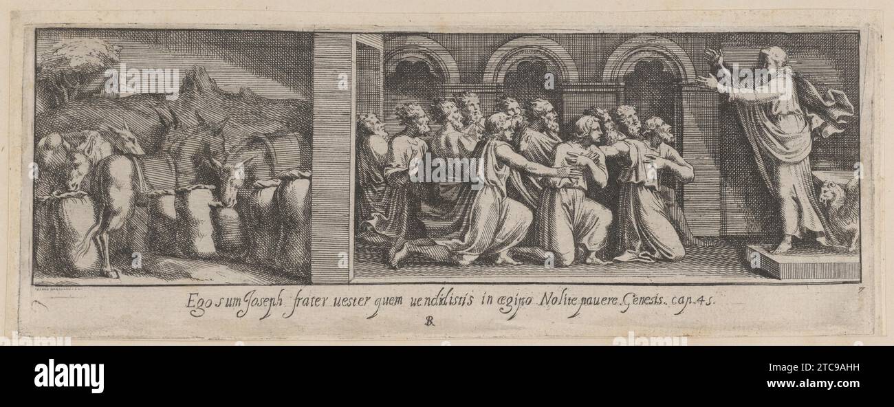 Plate 7: Joseph Making Himself Known to his Brothers, from Genesis 45 ...