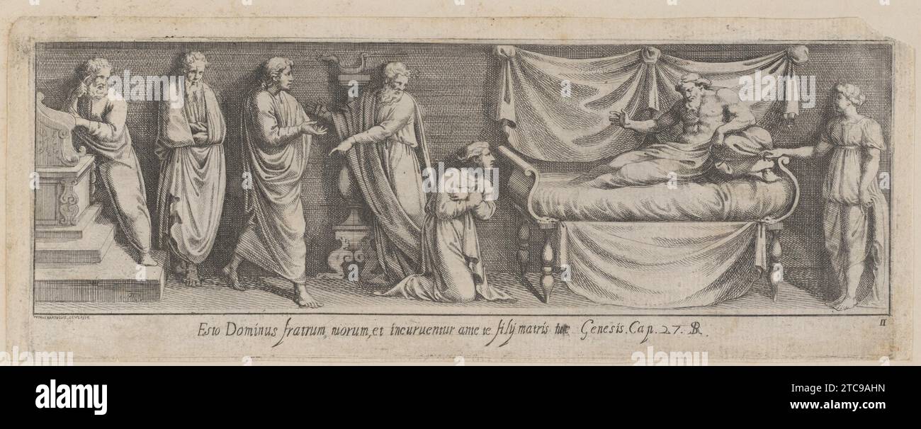 Plate 11: Bathsheba interceding with David for Solomon, from Genesis 27 ...