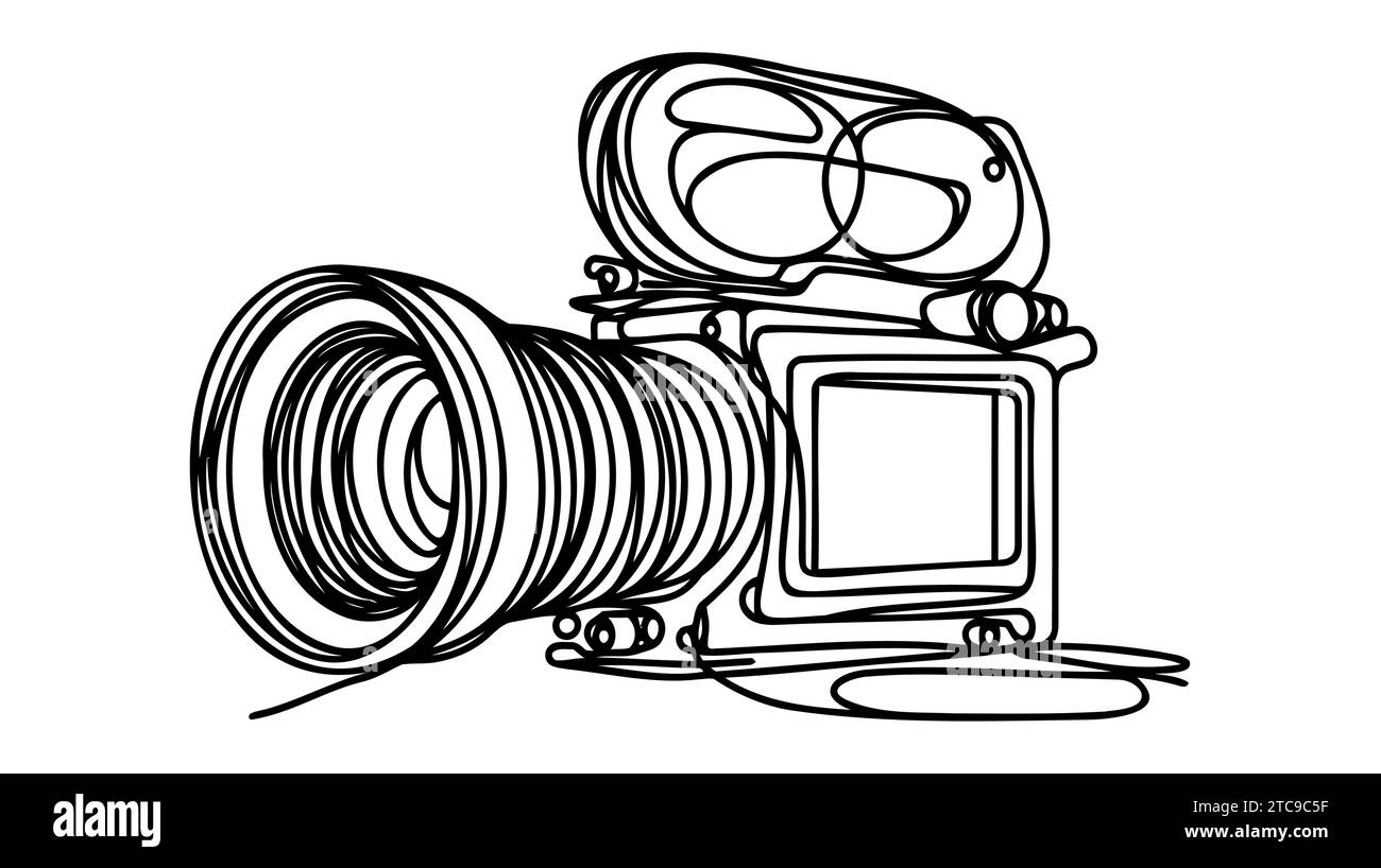 Old projector drawing Black and White Stock Photos & Images - Alamy