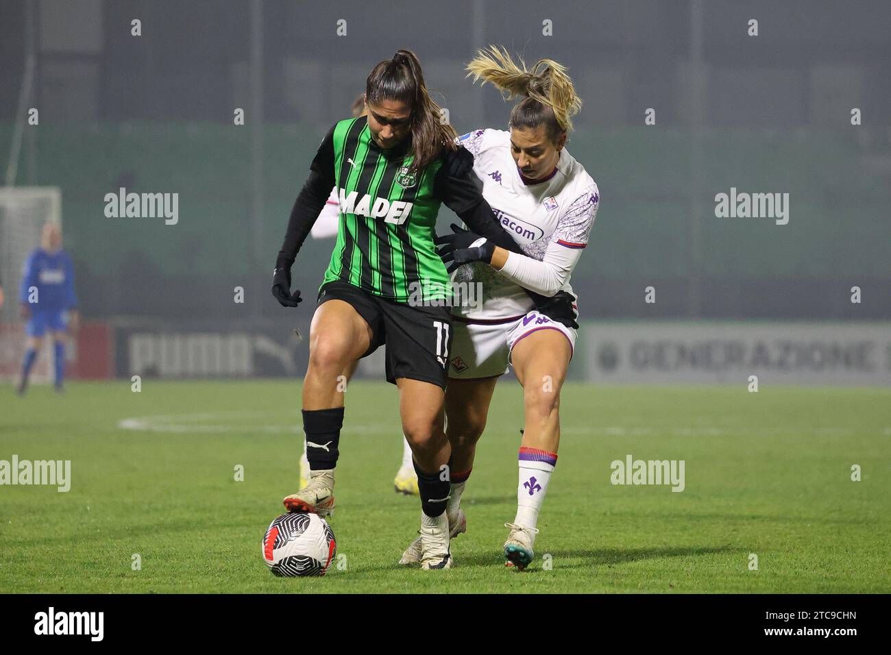Sassuolo, Italy. 11th Dec, 2023. Chiara Beccari (US Sassuolo) and ...