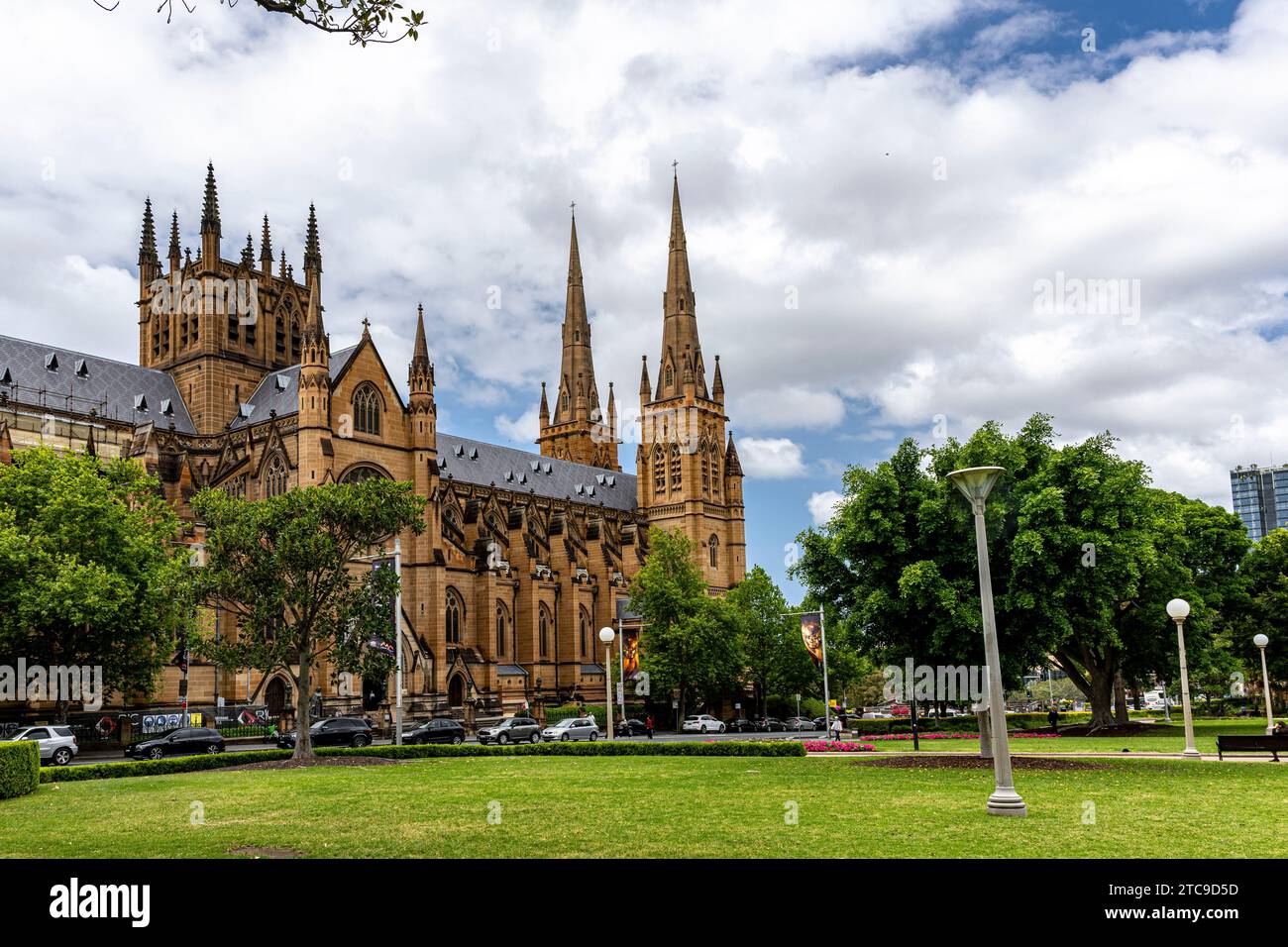 St. Mary's of the Cross Church in downtown Sydney Australia Stock Photo ...