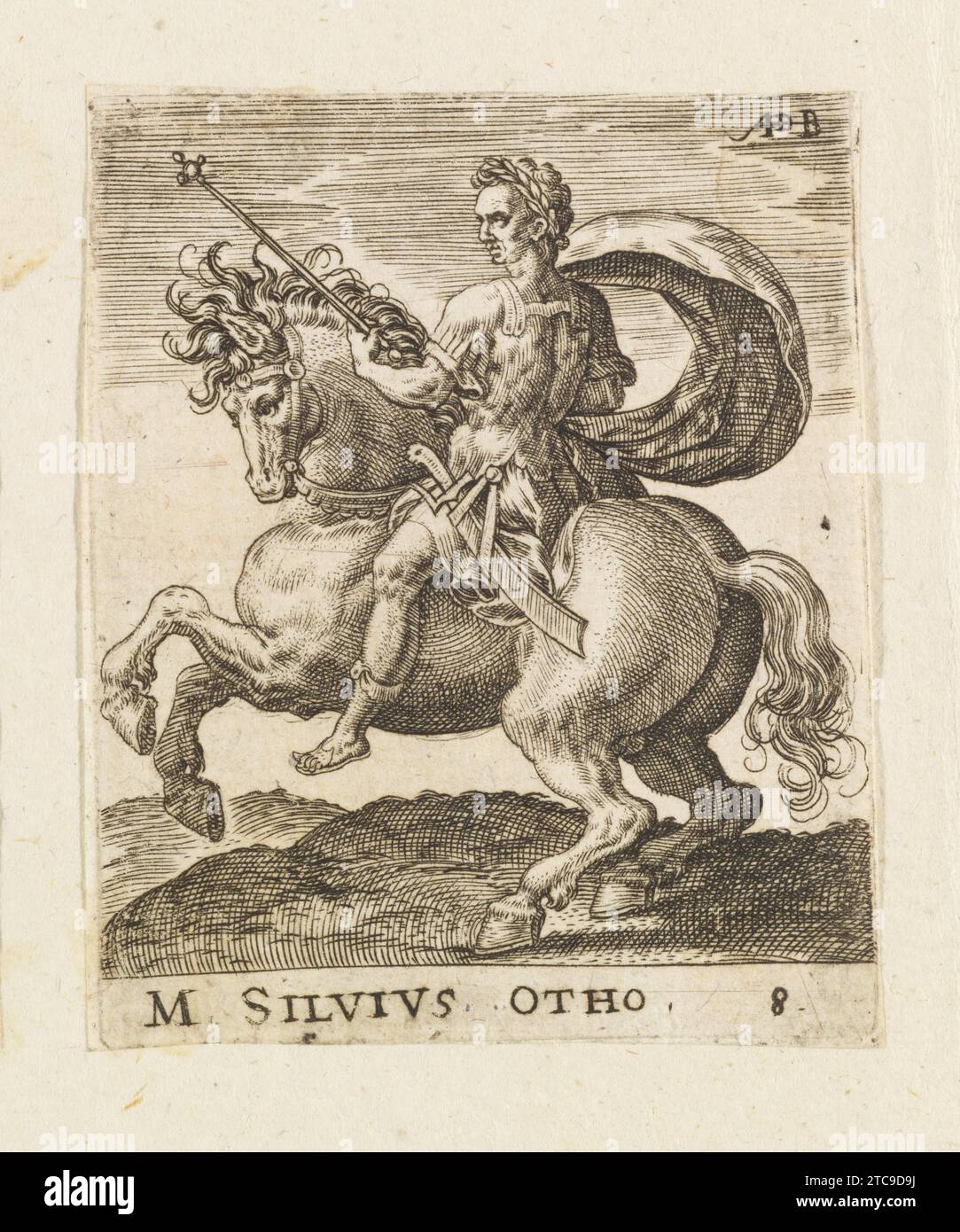 M. Silvius Otho, from "Twelve Caesars on Horseback" 1951 by Abraham de ...