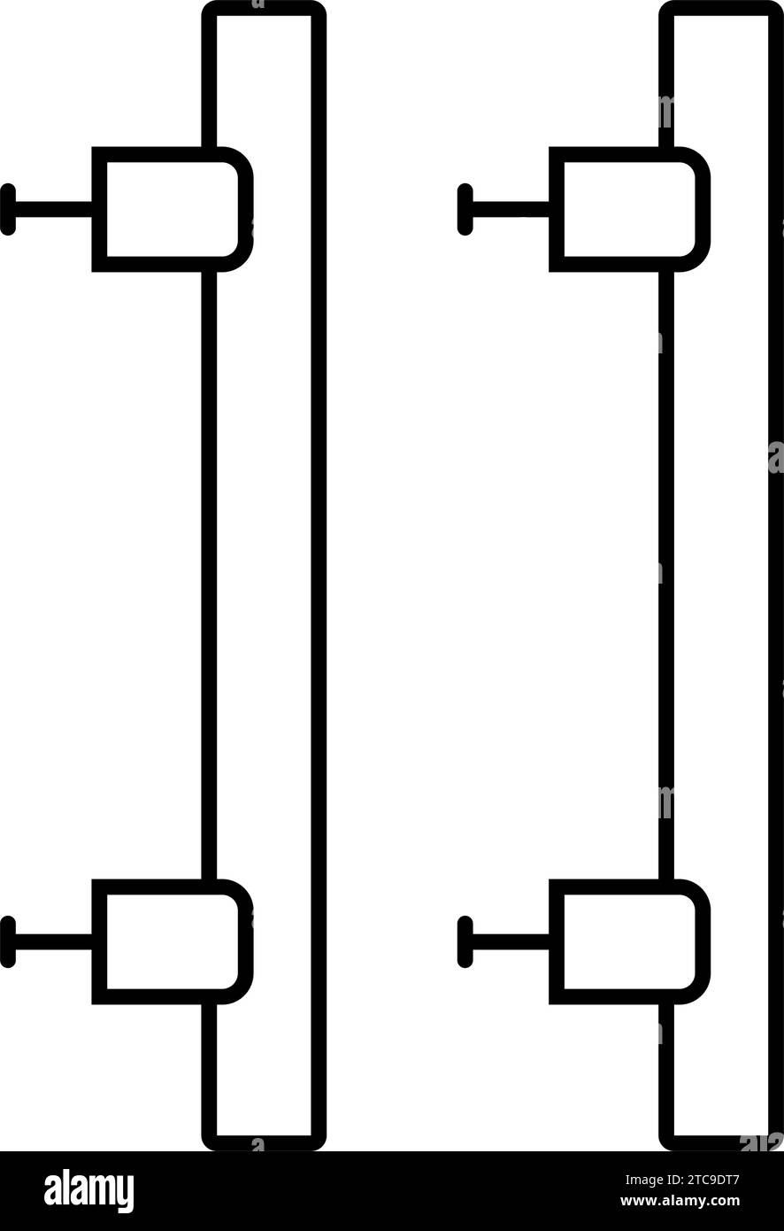 Cabinet hardware Black and White Stock Photos & Images - Alamy