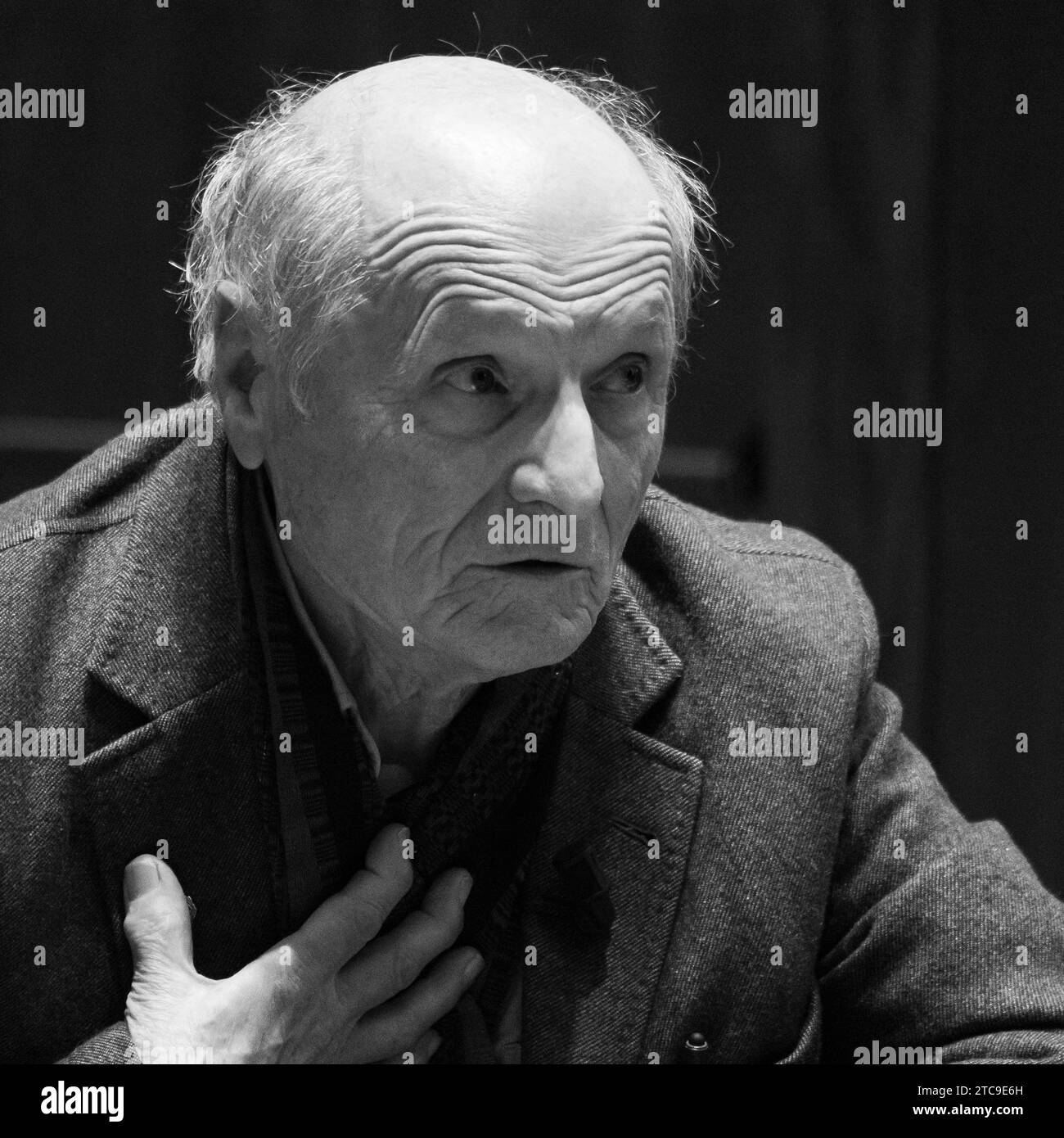 the painter Antonio Lopez during the presentation of the book Por que ...