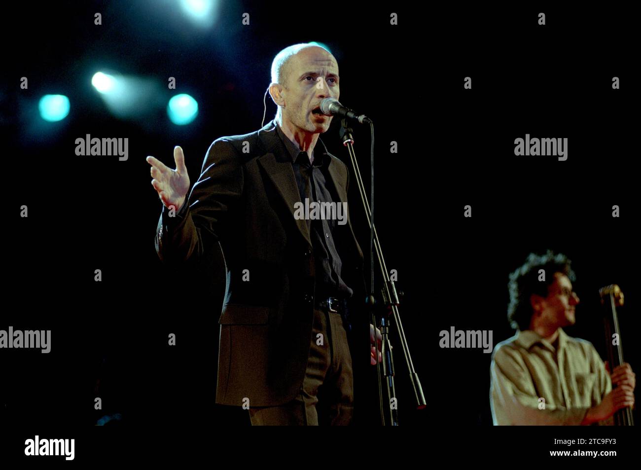 Milan Italy 2000-06-21 :Peppe Servillo singer of Avion Travel band ...