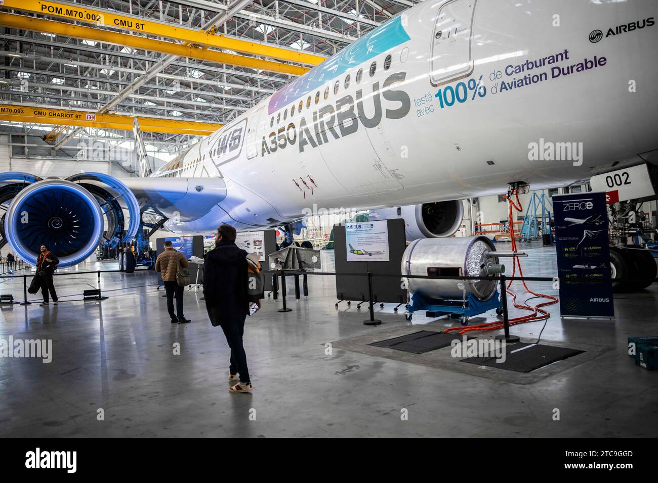 Toulouse, France. 11th Dec, 2023. Illustration Airbus A350 neo « ZERO E ...