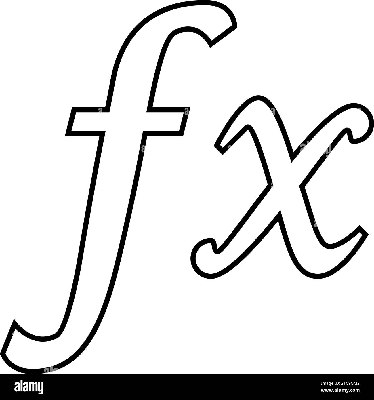 formula math science education line icon vector illustration Stock ...