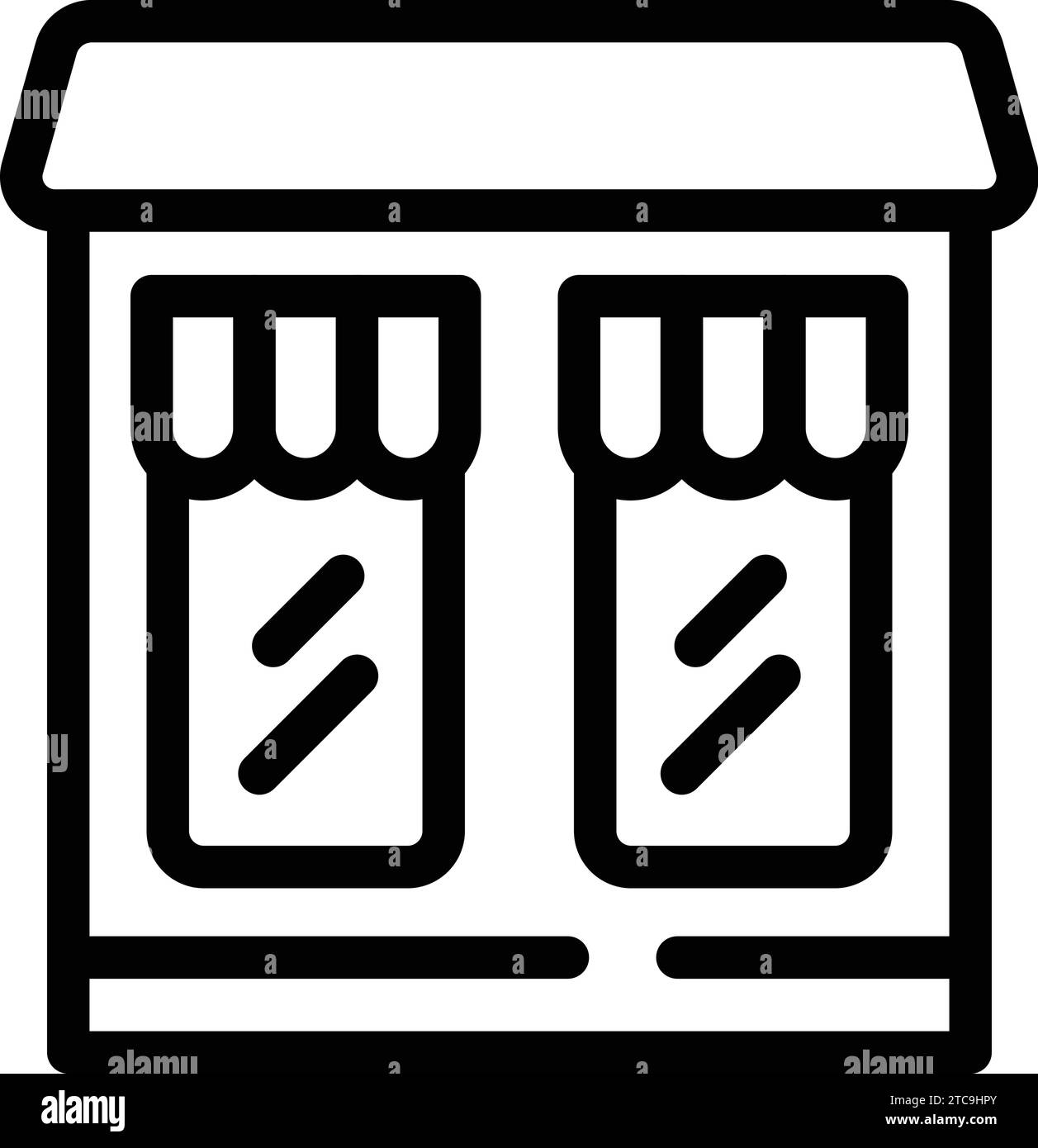 City shopping establishment Stock Vector Images - Alamy