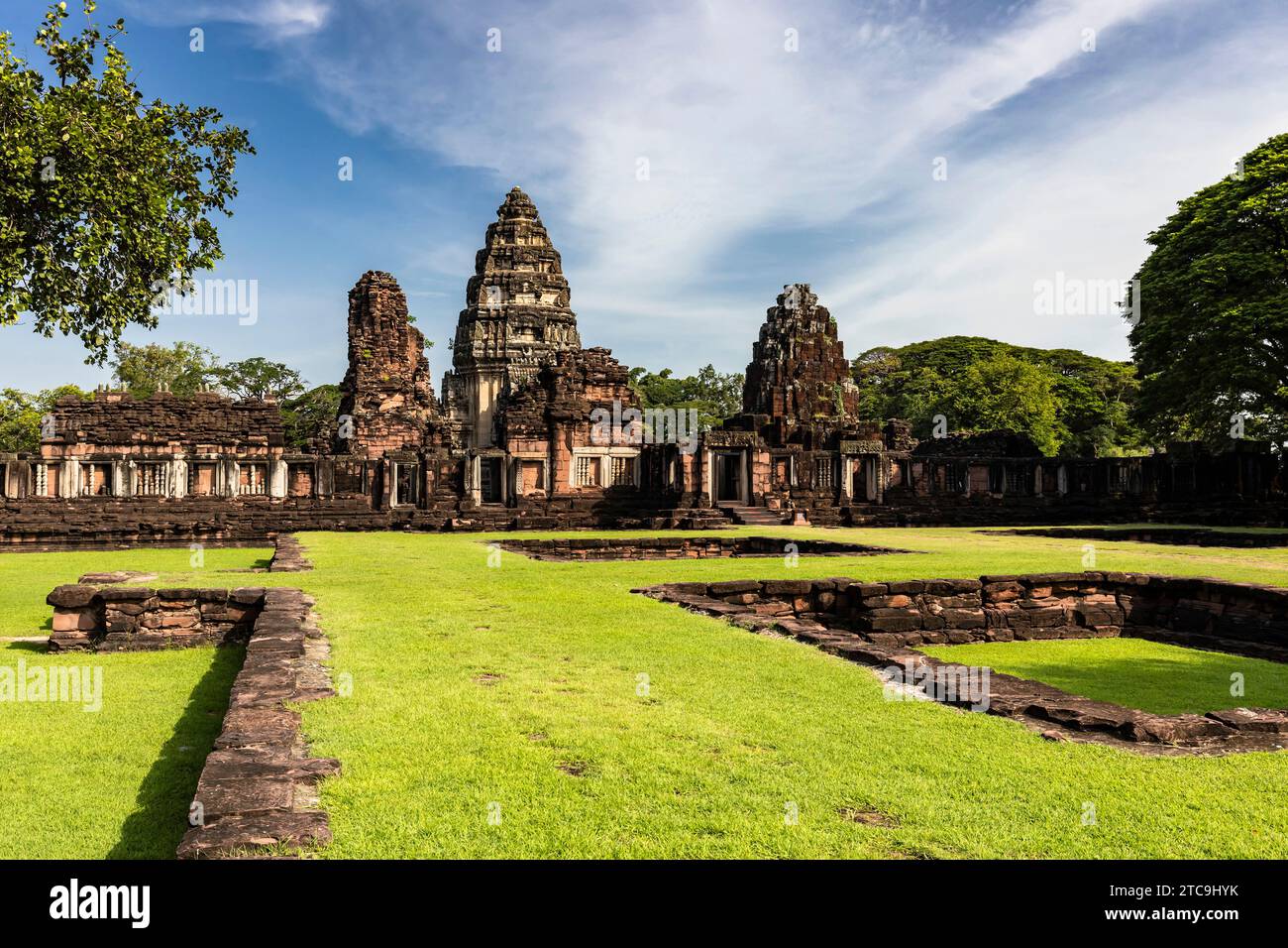 Phimai Historical Park, Ancient Khmer temple, Nakhon Ratchasima, Isan ...