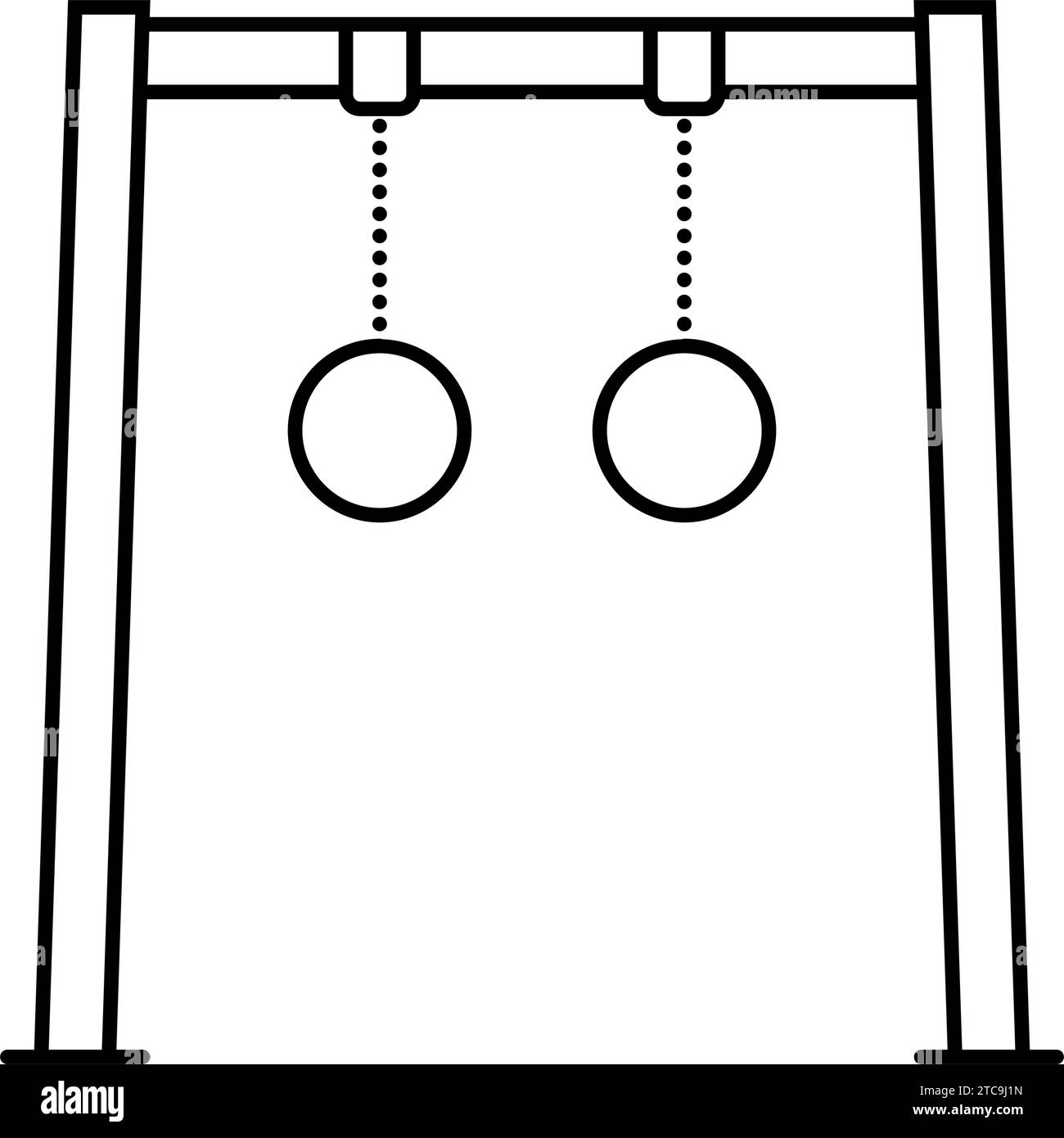 Child playground rings Stock Vector Images - Alamy