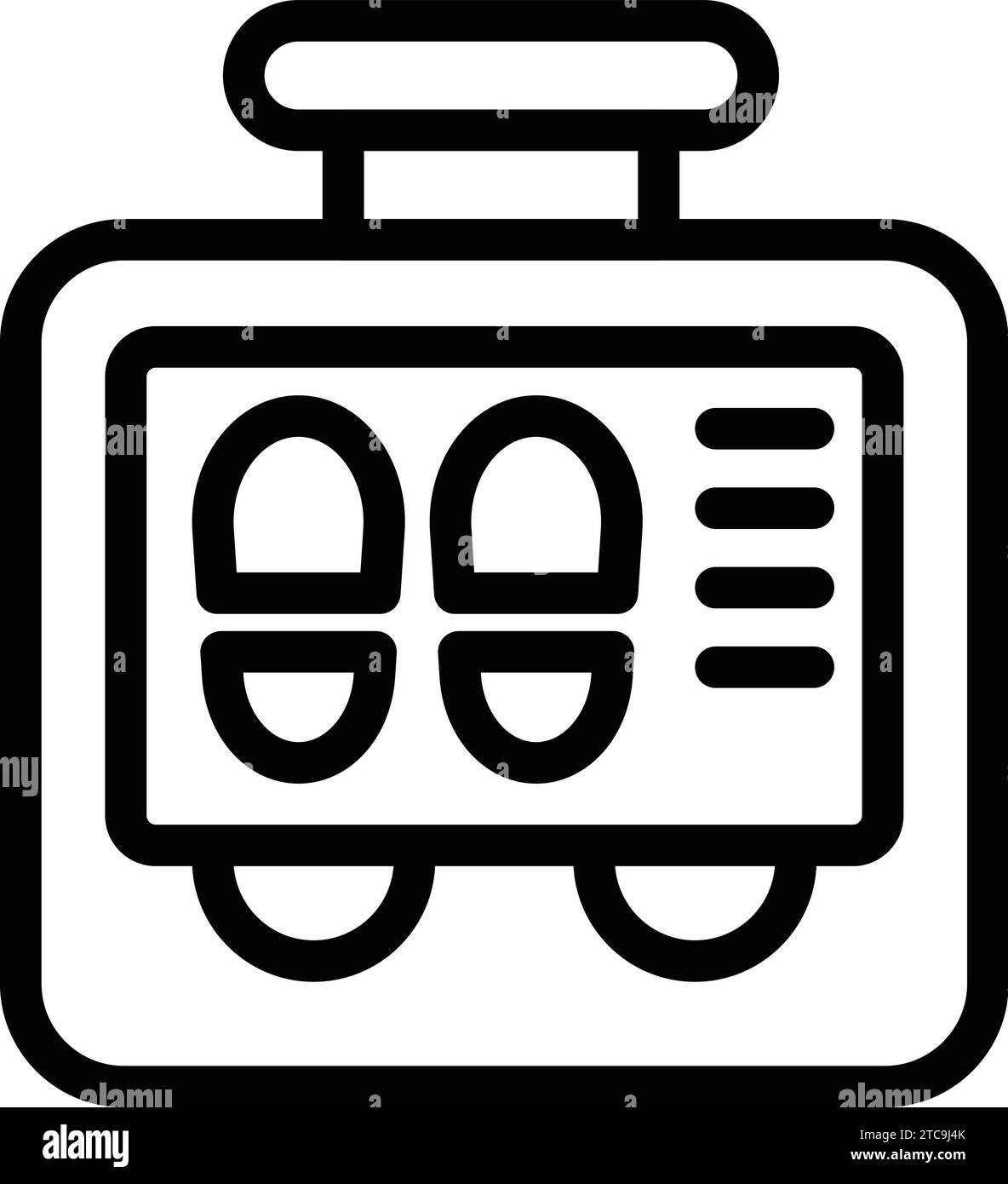 Walking step counter Black and White Stock Photos & Images - Alamy