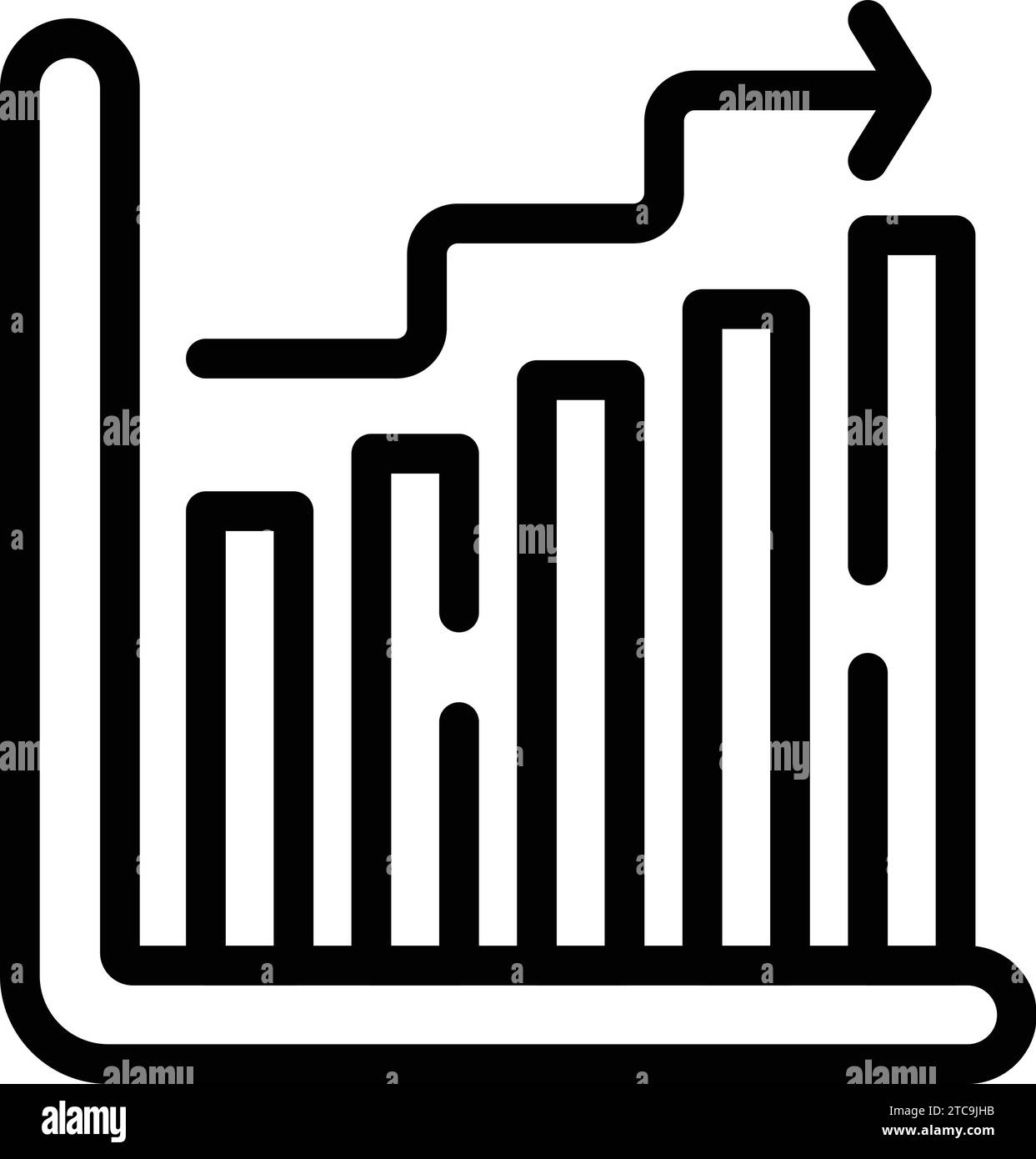 Walking recording graph icon outline vector. Body motion tracker ...