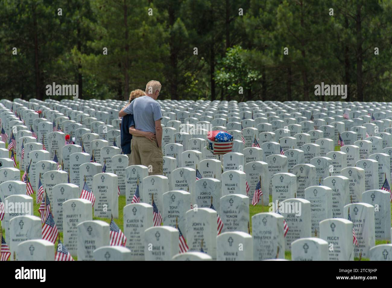 Memorial Day @ Georgia National Cemetery Stock Photo - Alamy