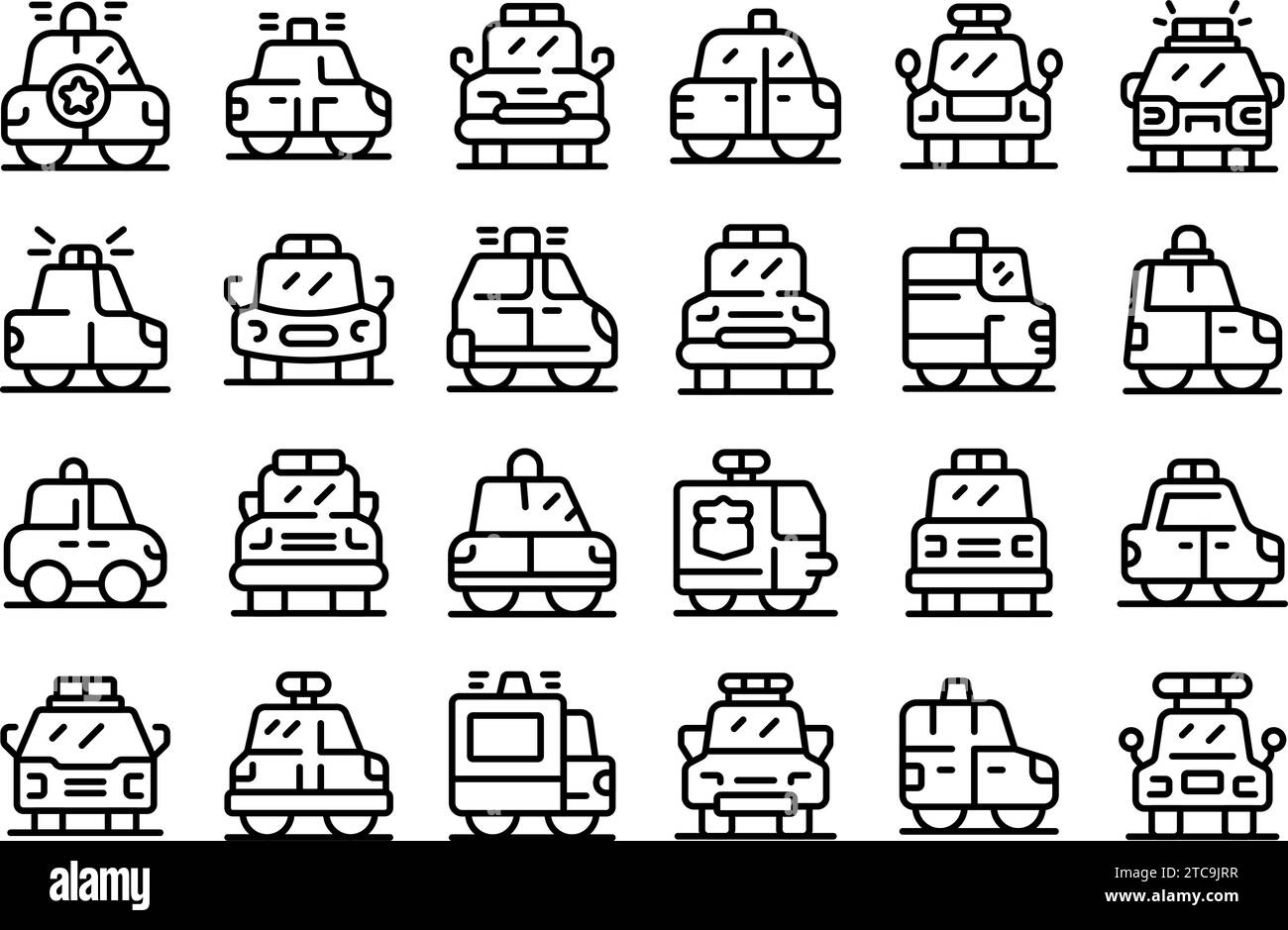 Car warning light symbols Black and White Stock Photos & Images - Alamy