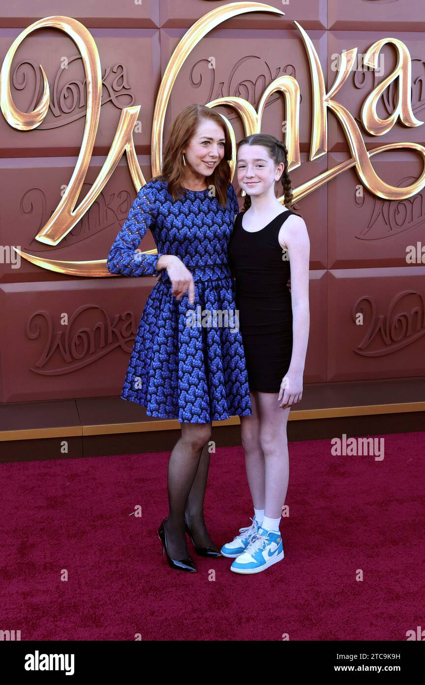 Alyson Hannigan mit Tochter Satyana Marie Denisof bei der Premiere des ...