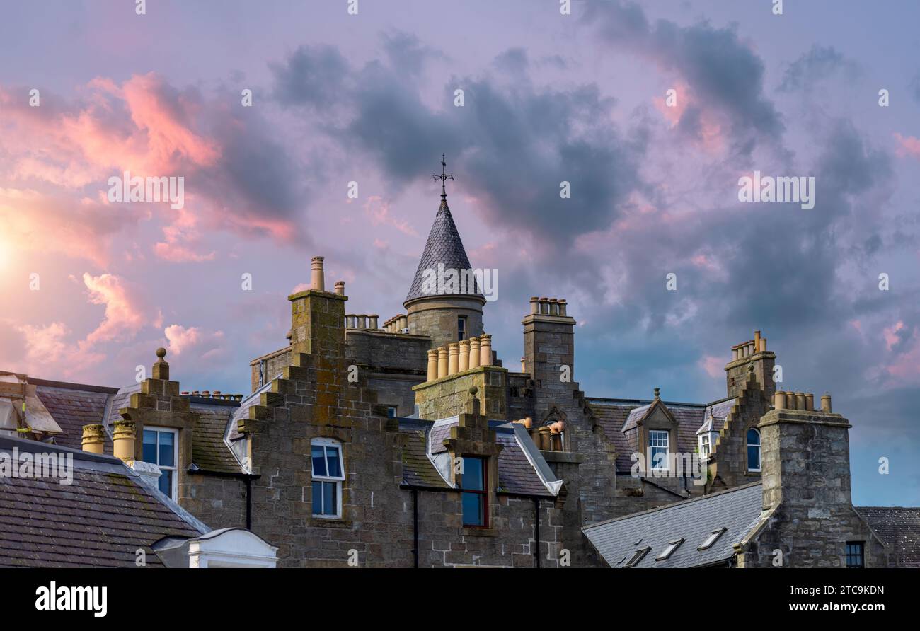 Lerwick, a coastal city in Shetland Scotland British Islands in England ...