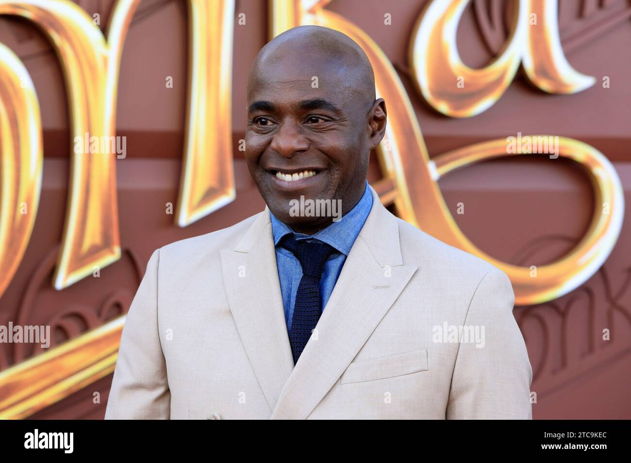 Paterson Joseph bei der Premiere des Kinofilms 'Wonka' im Regency ...
