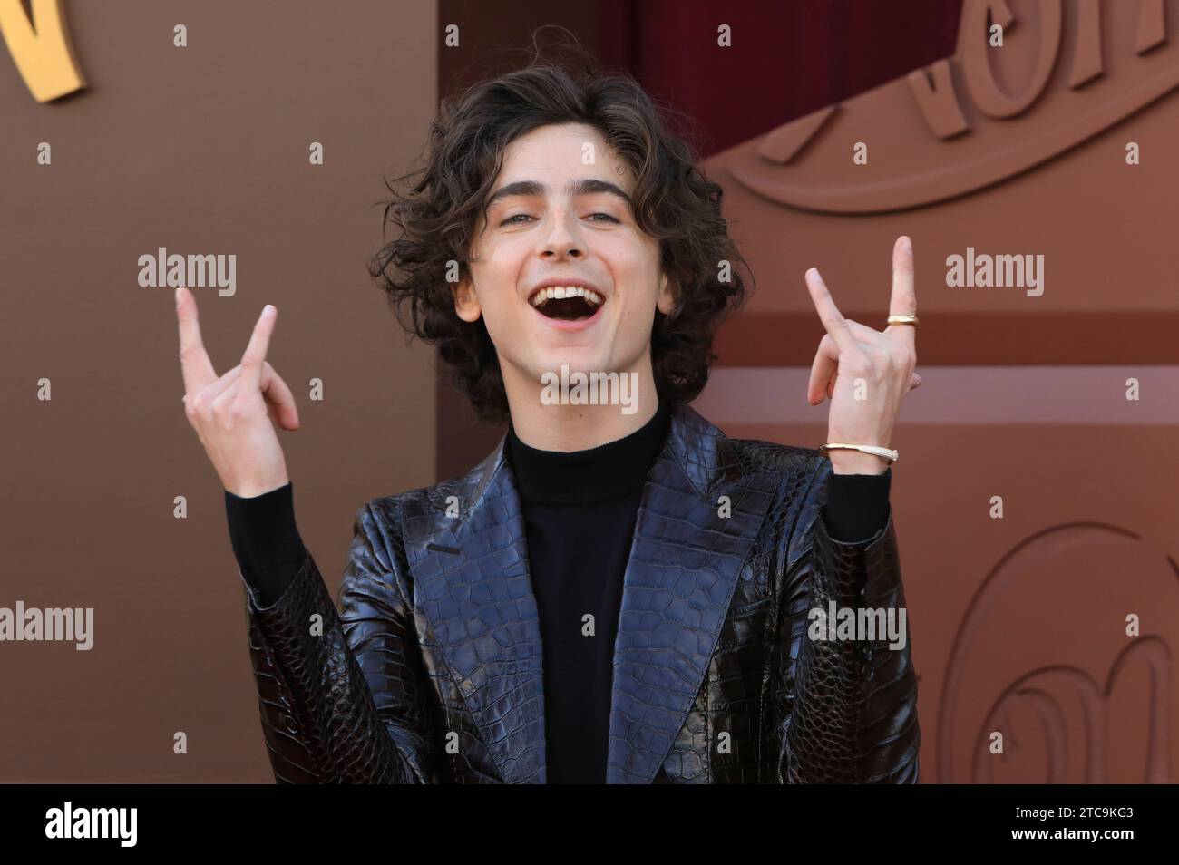 Wonka film chalamet hi-res stock photography and images - Alamy