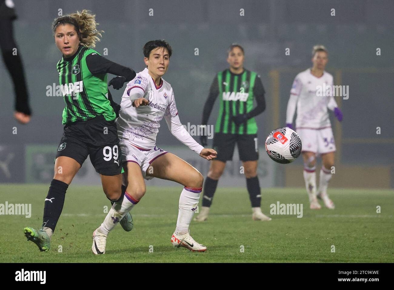Sassuolo, Italy. 11th Dec, 2023. Loreta Kullashi (US Sassuolo) and ...