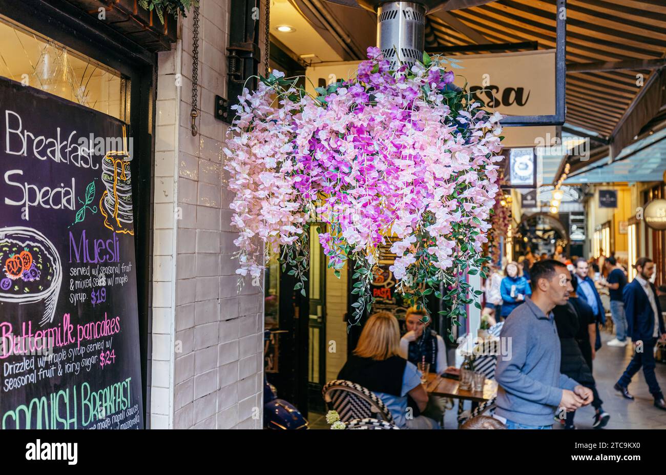 Melbourne, Australia, 2 December, 2023: Melbourne historic center with ...