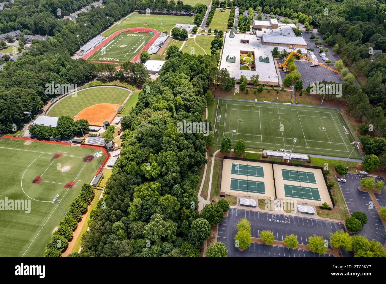 Athletic fields hi-res stock photography and images - Alamy