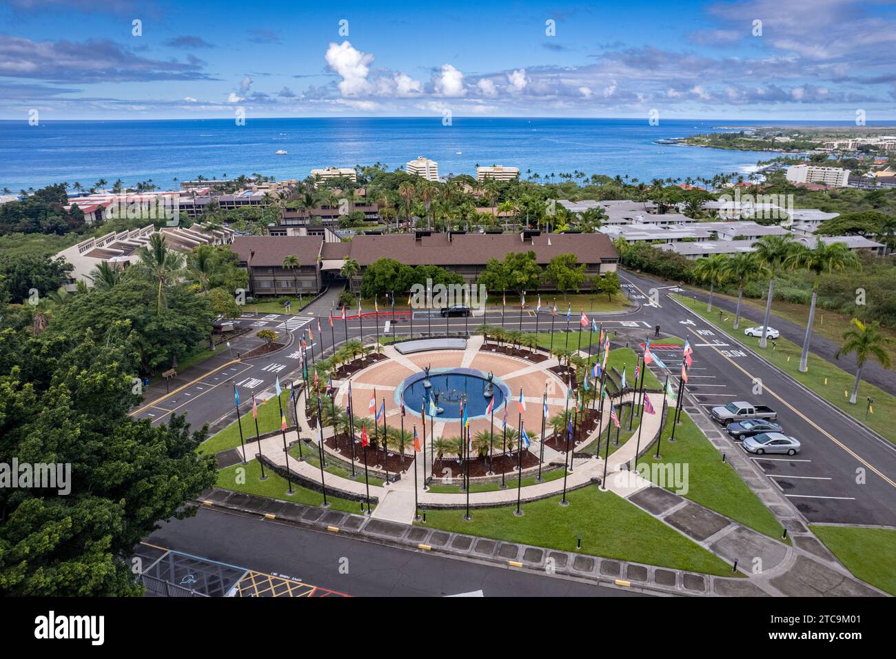 University of the Nations YWAM, Aerial Drone photo of Kona, Hawaii ...