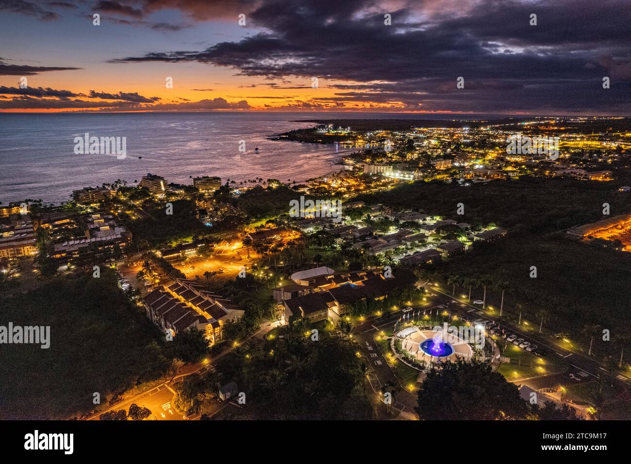 Kona hawaii aerial hi-res stock photography and images - Alamy