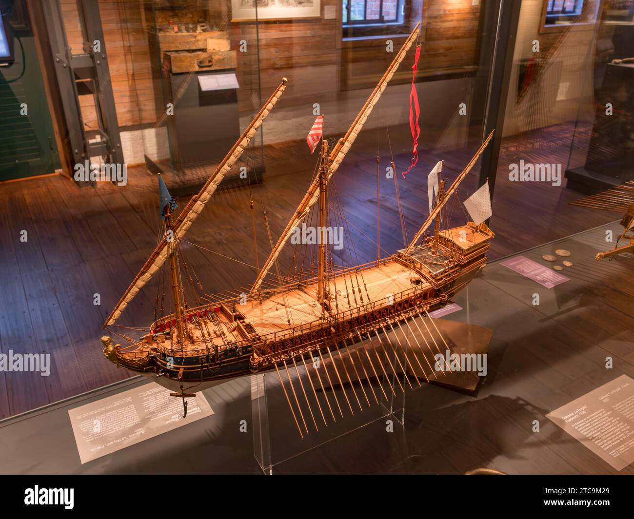 Model of the French galleass "Le Royale" (1690) in the International ...