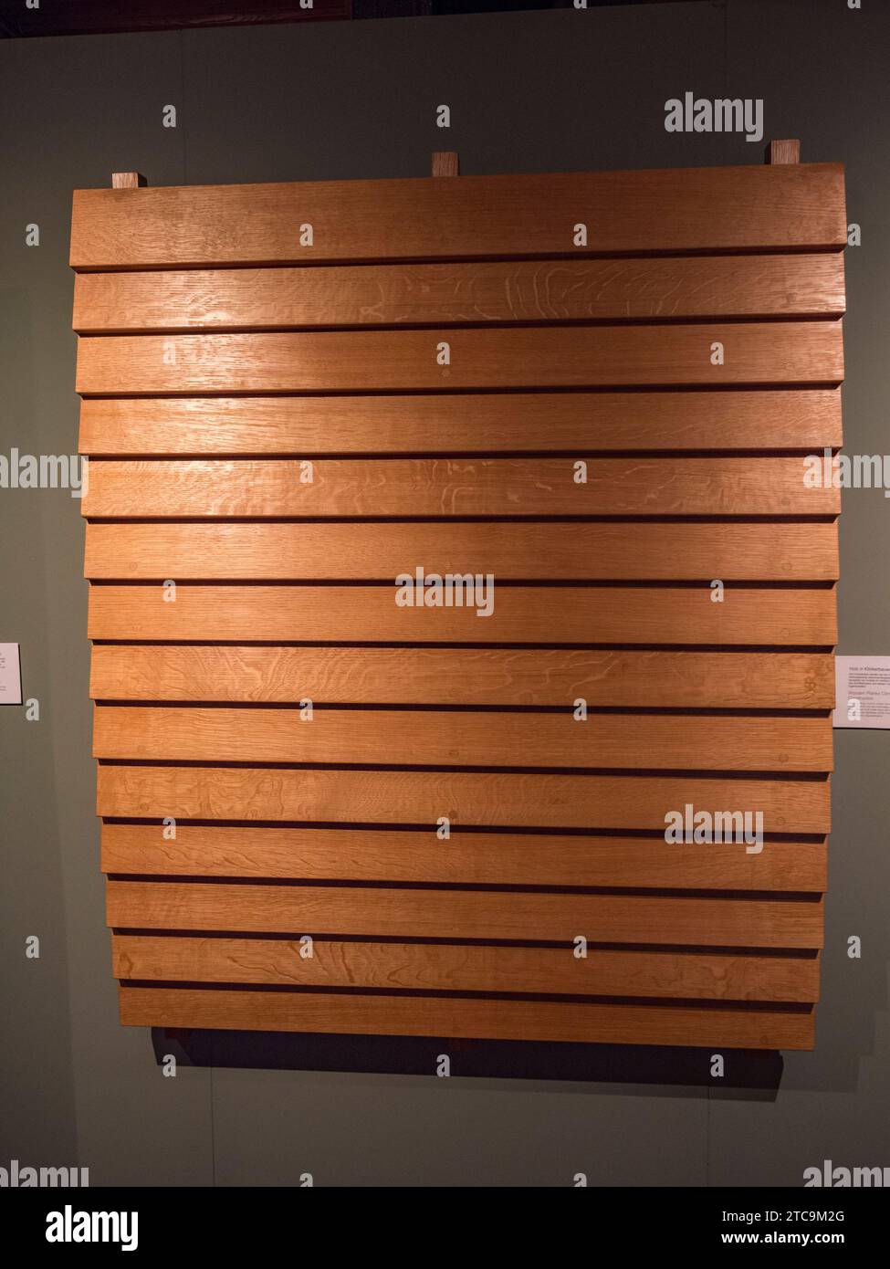 Example of wooden planks clinker construction where plancks are laid ...