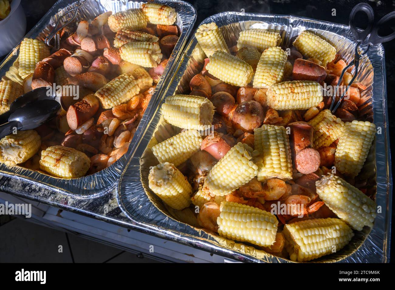Low Country Fish Boil Stock Photo - Alamy