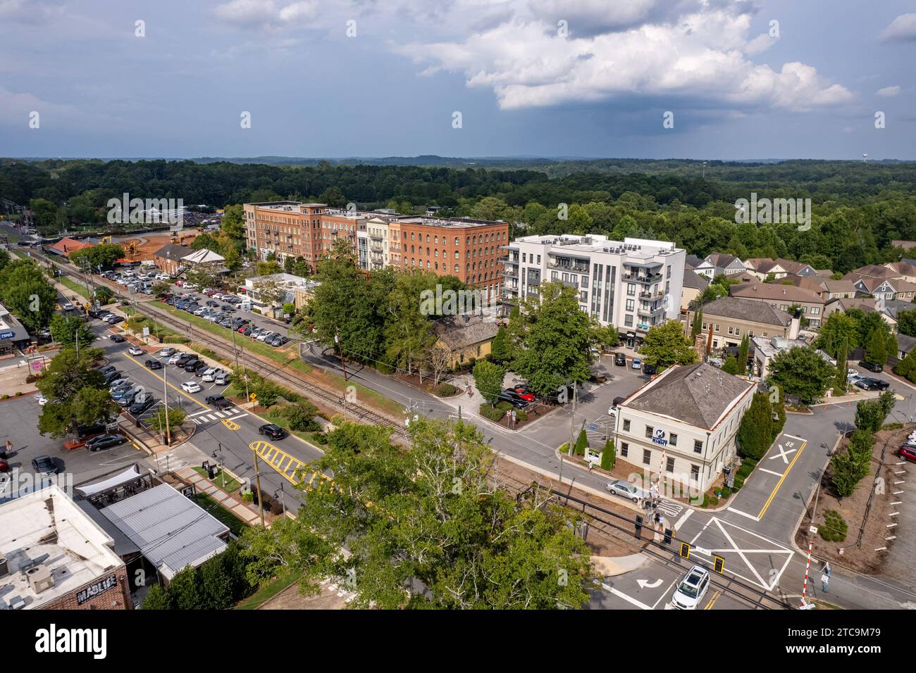 Downtown Woodstock, Georgia Stock Photo - Alamy