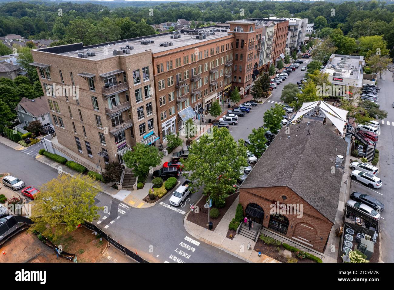 Downtown Woodstock, Georgia Stock Photo - Alamy