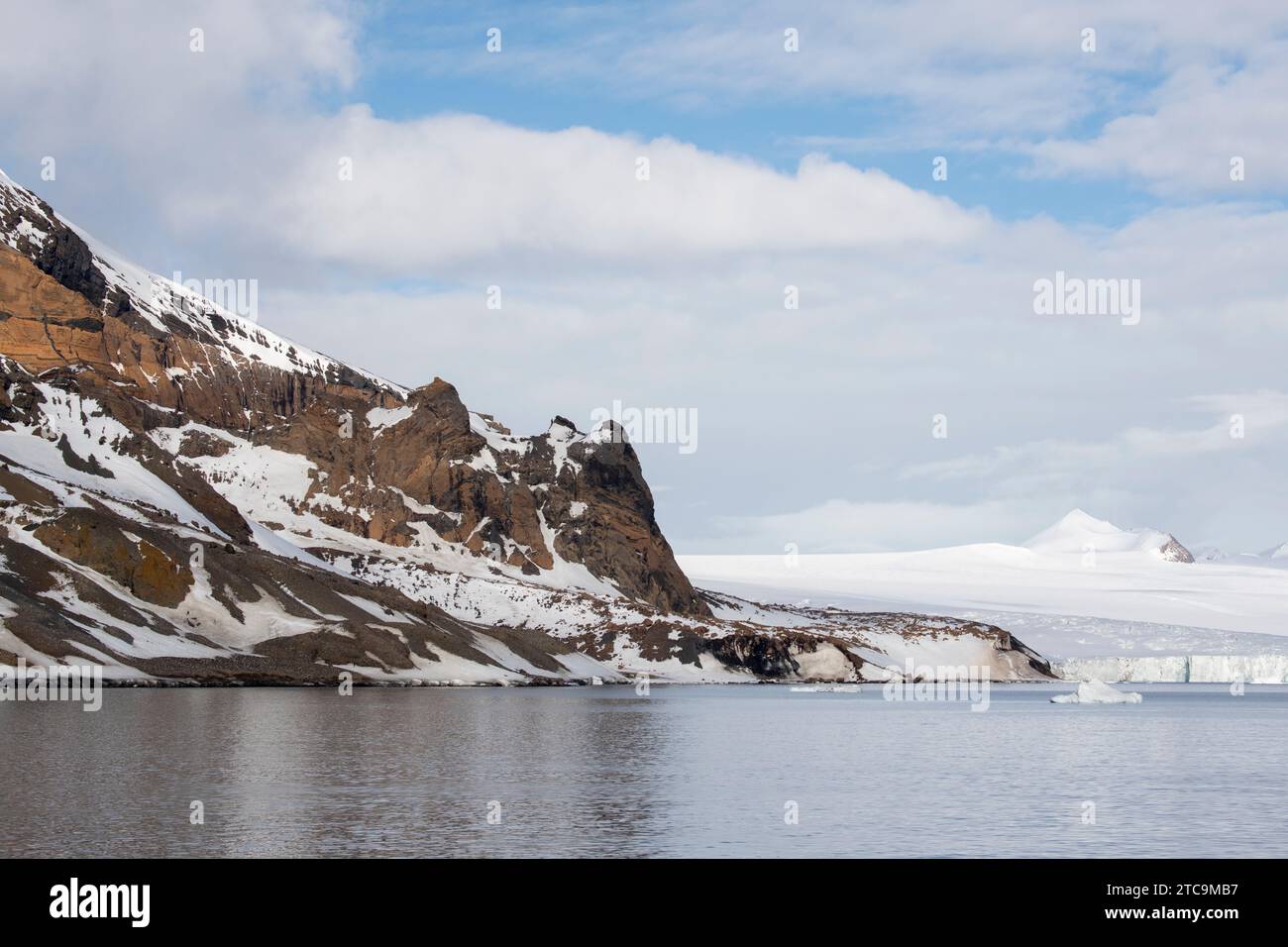 Antarctica, Brown Bluff. Popular landing site to visit gentoo penguin ...