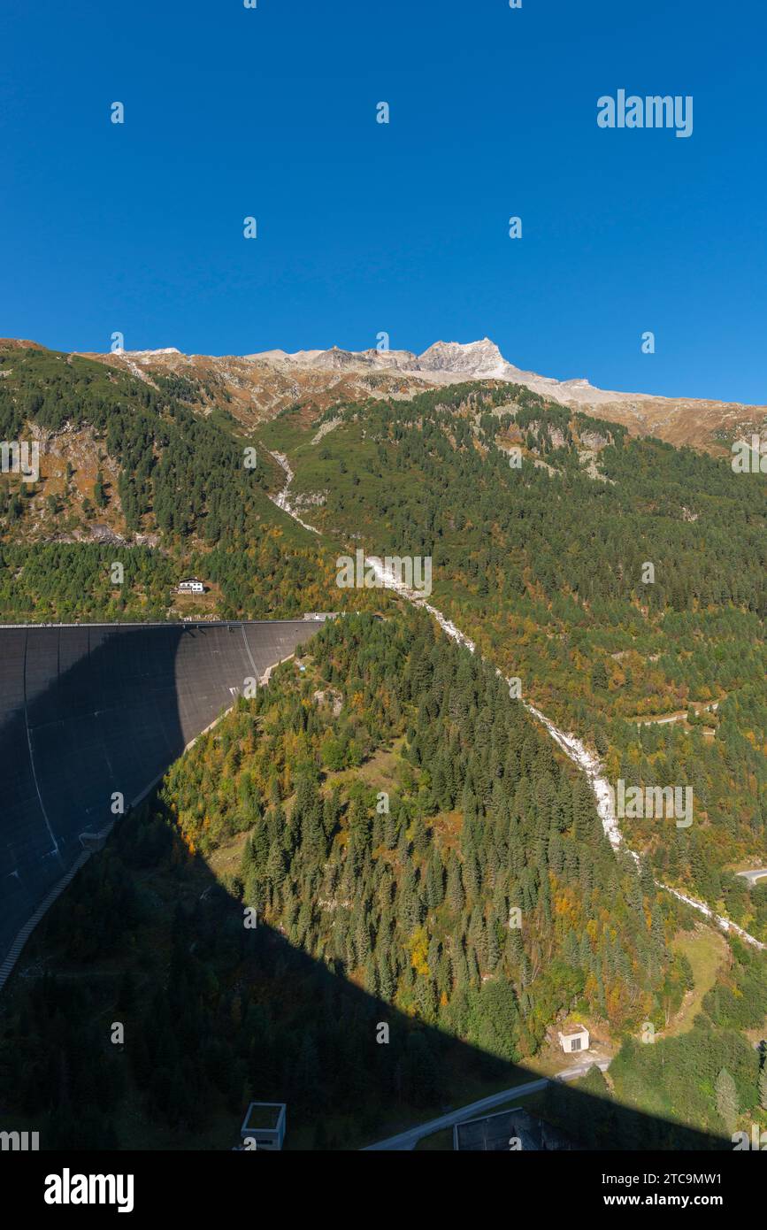 Zamser Tal, Schlegeisstaudamm, Zillertal, Zillertaler Alpen, Tirol ...