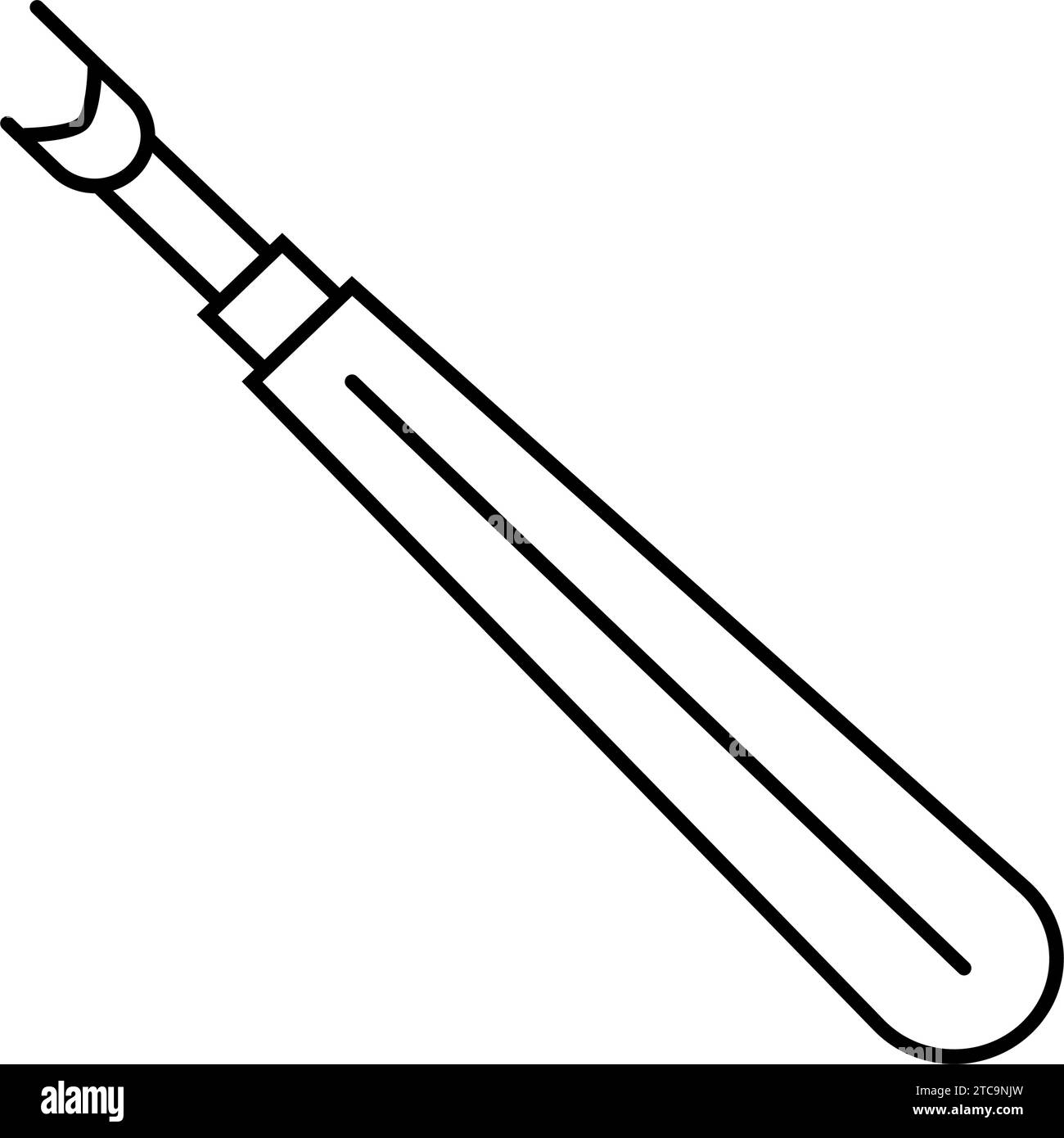 stitch ripper knitting wool line icon vector illustration Stock Vector ...