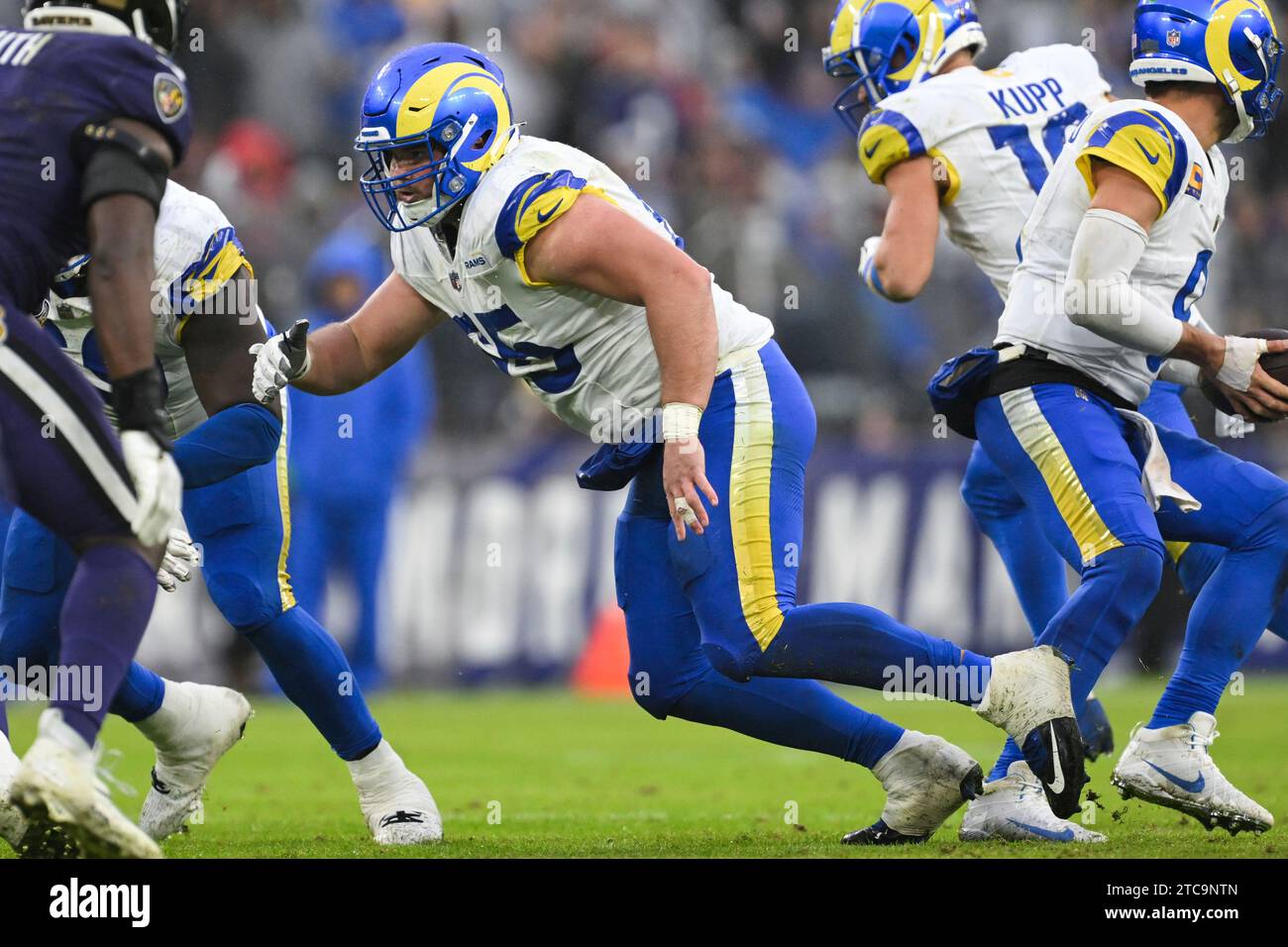 Los Angeles Rams guard Coleman Shelton (65) in action during the second ...
