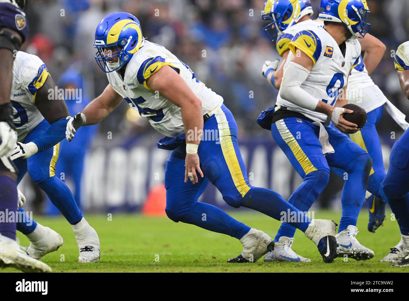 Los Angeles Rams guard Coleman Shelton (65) in action during the second ...