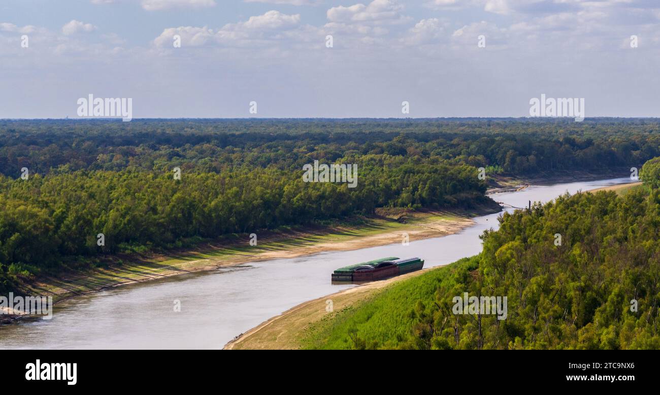 Yazoo river at low water by the Vicksburg National Military Park in ...