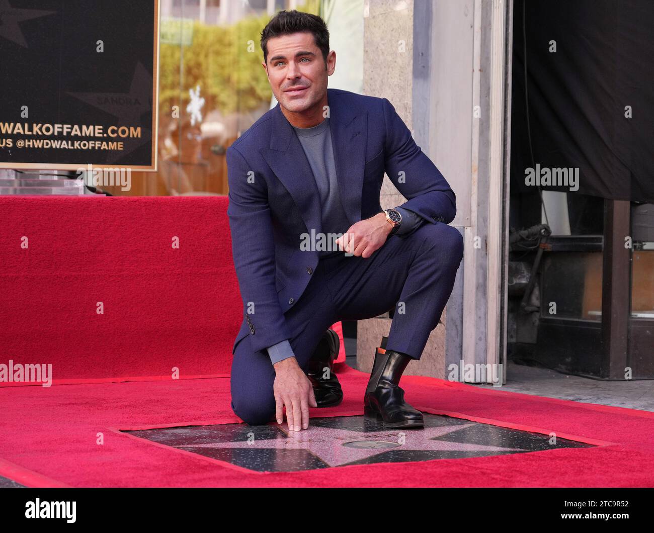 Los Angeles, USA. 11th Dec, 2023. Zac Efron at his Star On The ...