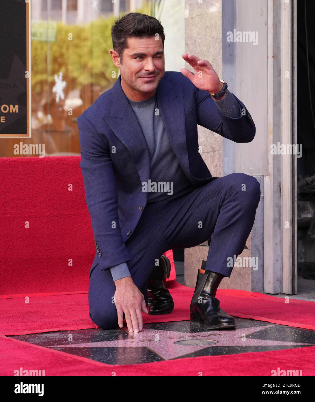 Los Angeles, USA. 11th Dec, 2023. Zac Efron at his Star On The ...