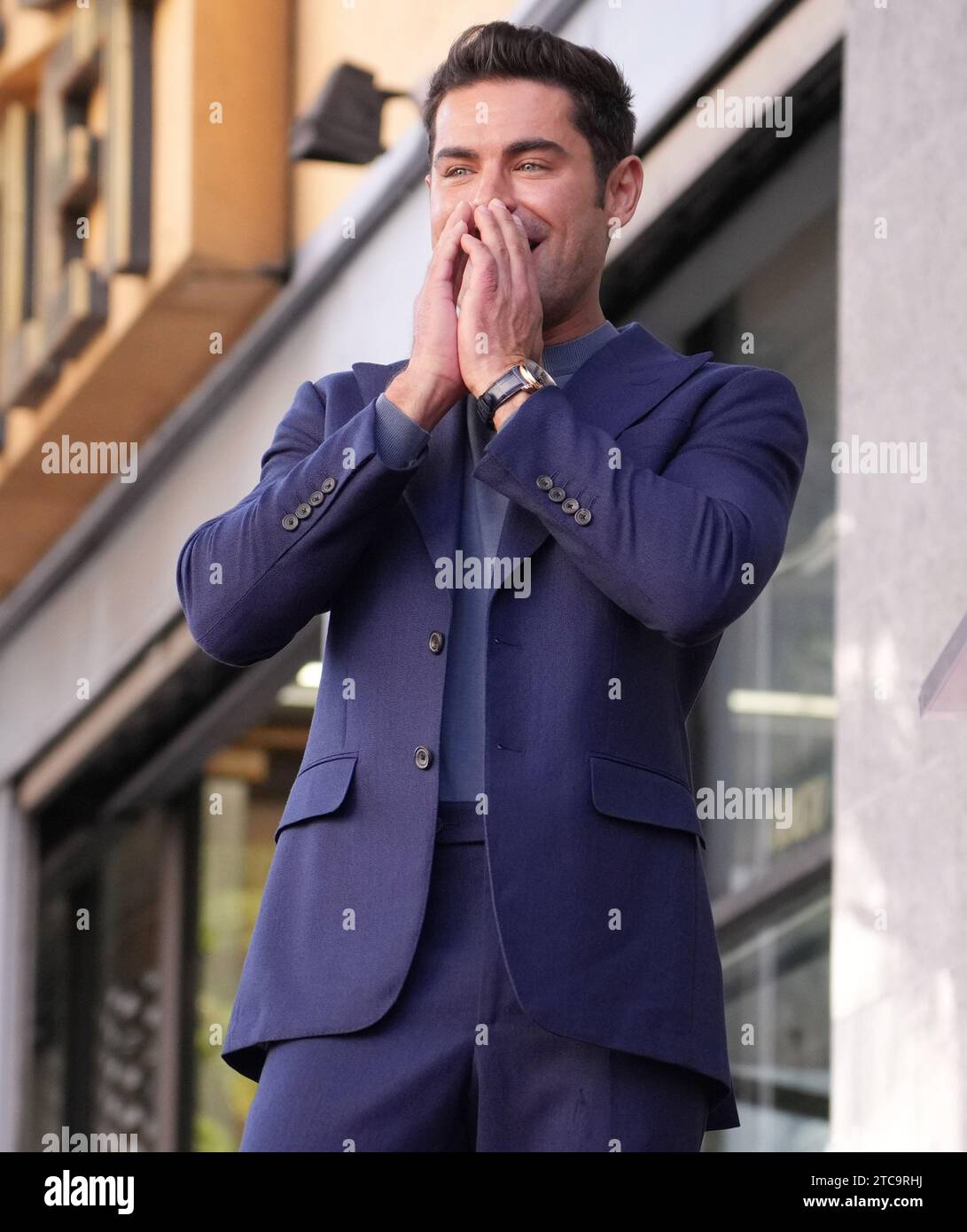 Los Angeles, USA. 11th Dec, 2023. Zac Efron at his Star On The ...