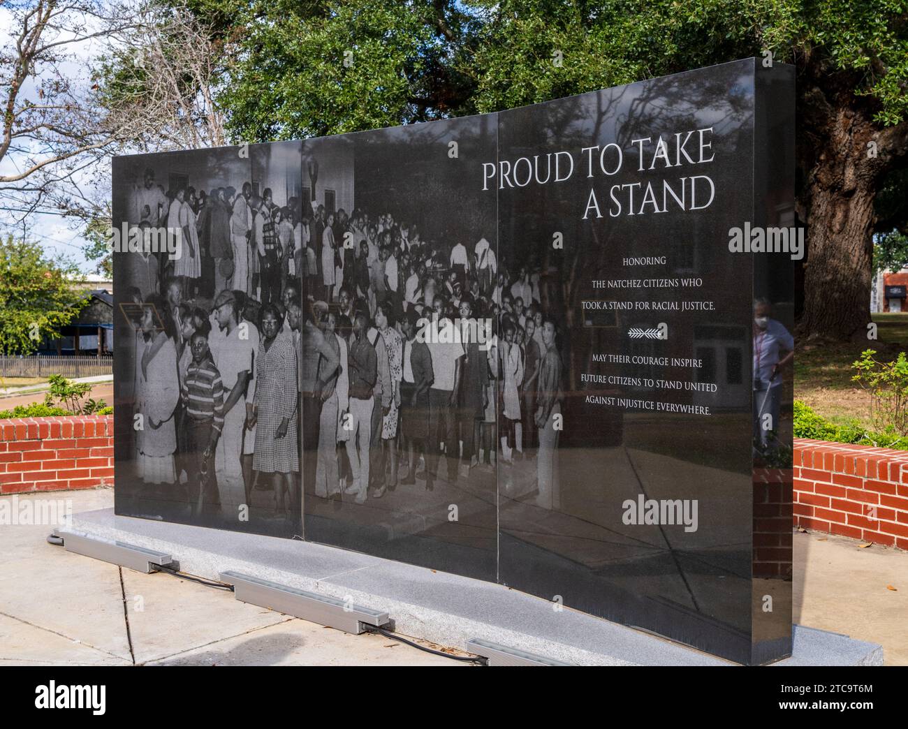 Natchez, MS - 26 October 2023: Proud to take a Stand memorial to march ...