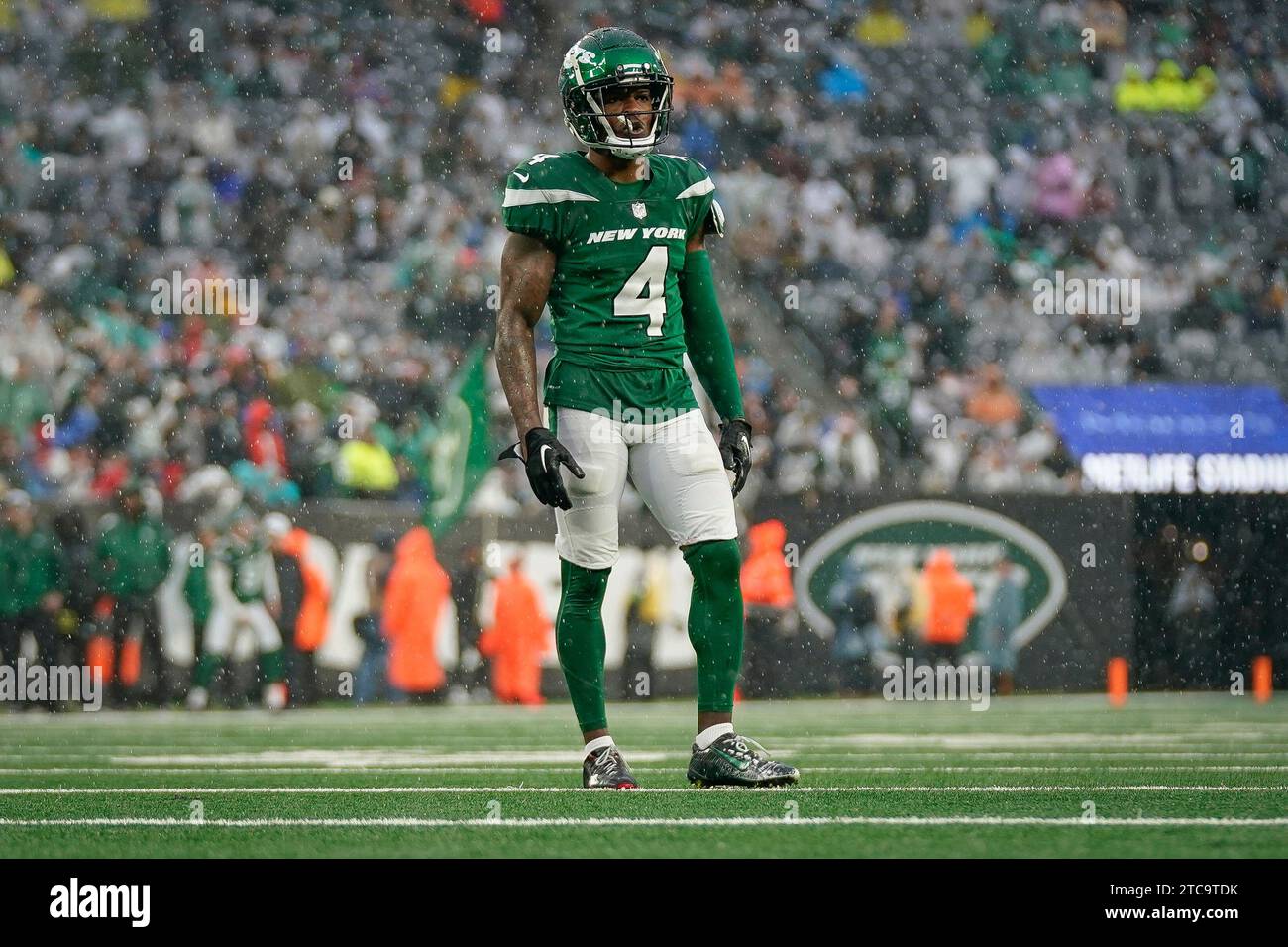 New York Jets cornerback D.J. Reed (4) during an NFL football game ...