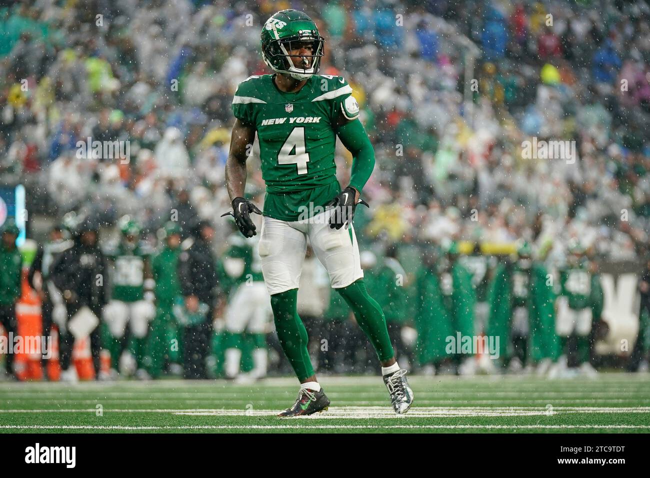 New York Jets cornerback D.J. Reed (4) during an NFL football game ...