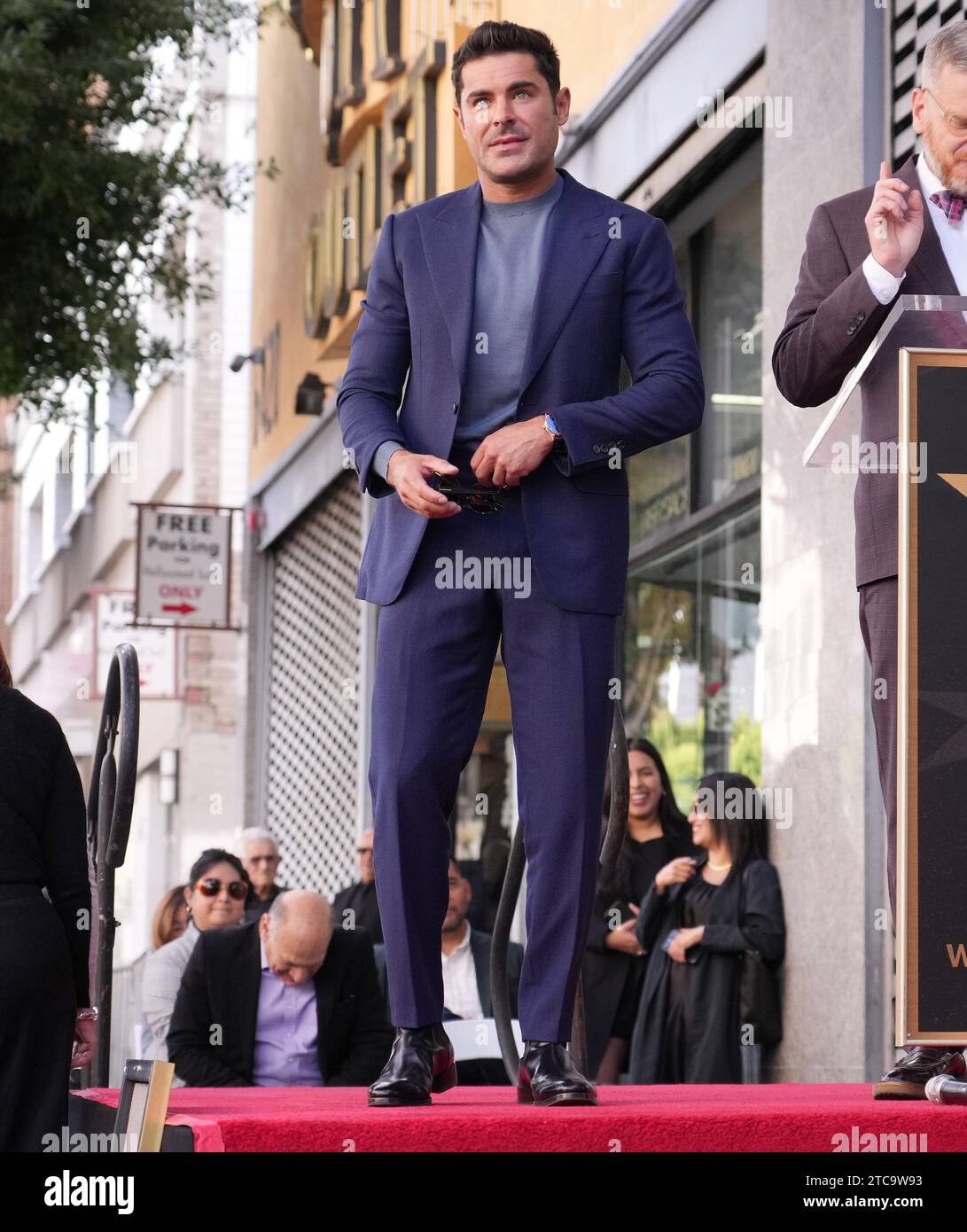 Los Angeles, USA. 11th Dec, 2023. Zac Efron at his Star On The ...