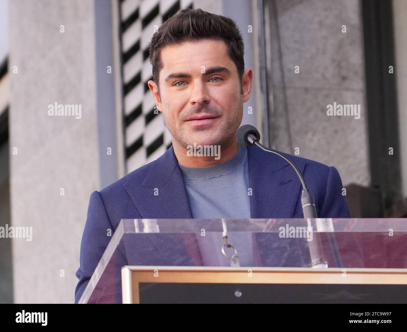 Los Angeles, USA. 11th Dec, 2023. Zac Efron at his Star On The ...