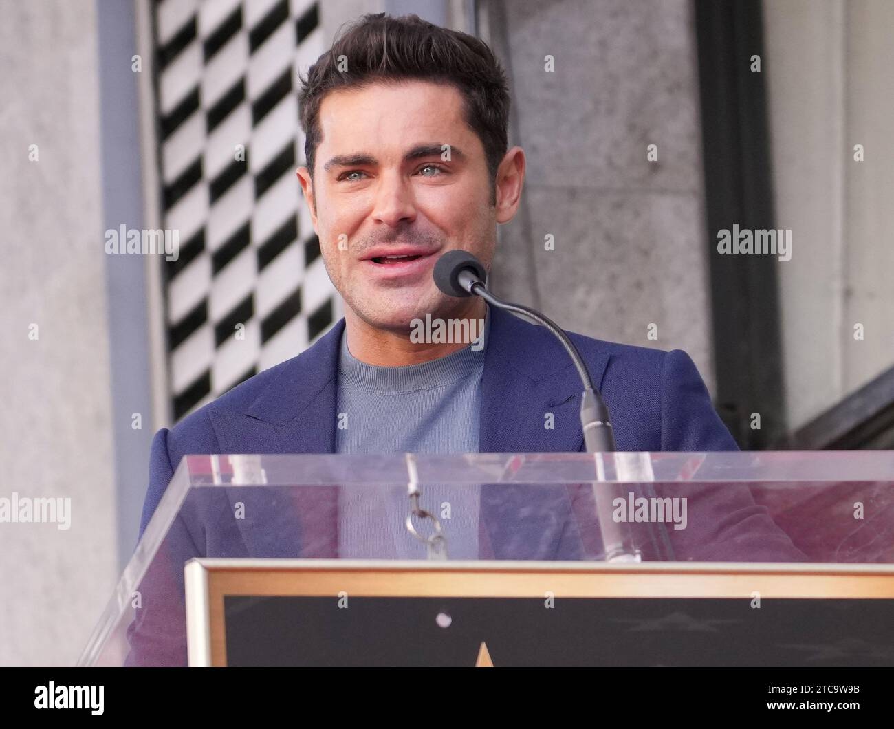 Los Angeles, USA. 11th Dec, 2023. Zac Efron at his Star On The ...